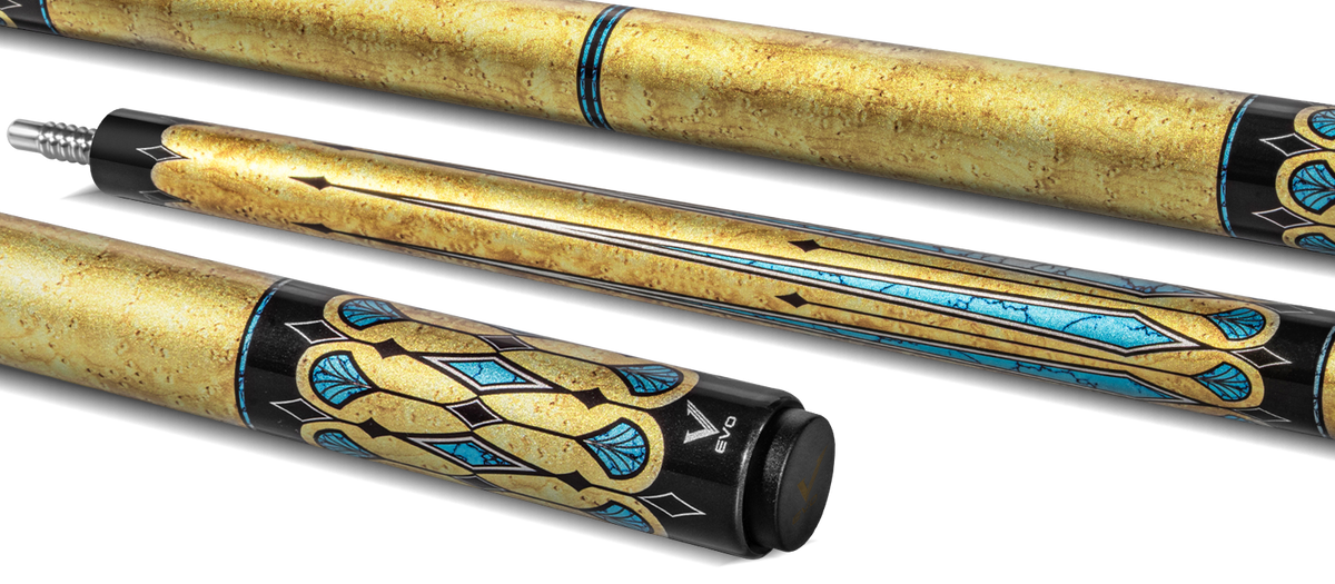 EVO WARRIOR POOL CUE - DESERT GOLD