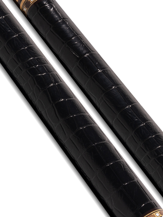 EVO LUNA POOL CUE - GOLDEN CREST - LEATHER WRAP