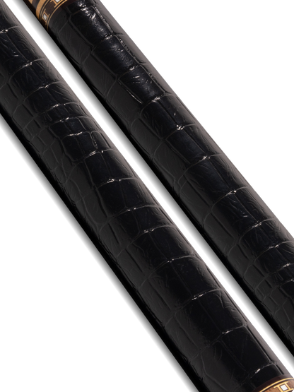 EVO LUNA POOL CUE - GOLDEN CREST - LEATHER WRAP