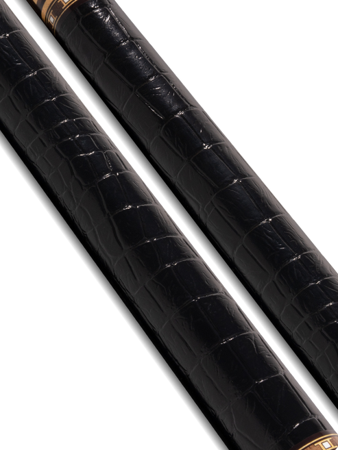 EVO LUNA POOL CUE - GOLDEN CREST - LEATHER WRAP