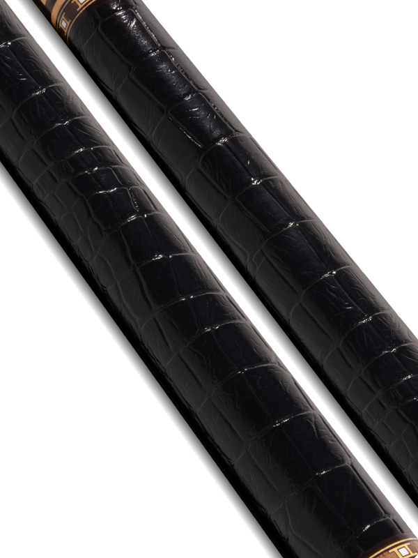 EVO LUNA POOL CUE - GOLDEN CREST - LEATHER WRAP