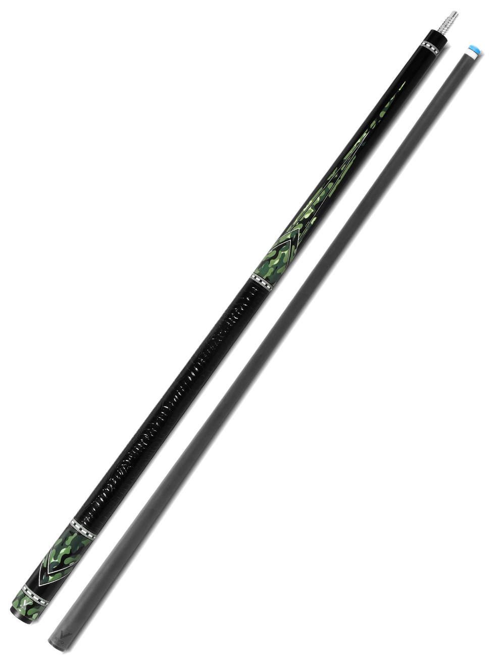 EVO RECON POOL CUE - VIPER - LEATHER WRAP