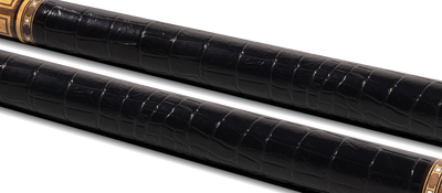 EVO LUNA POOL CUE - GOLDEN CREST - LEATHER WRAP