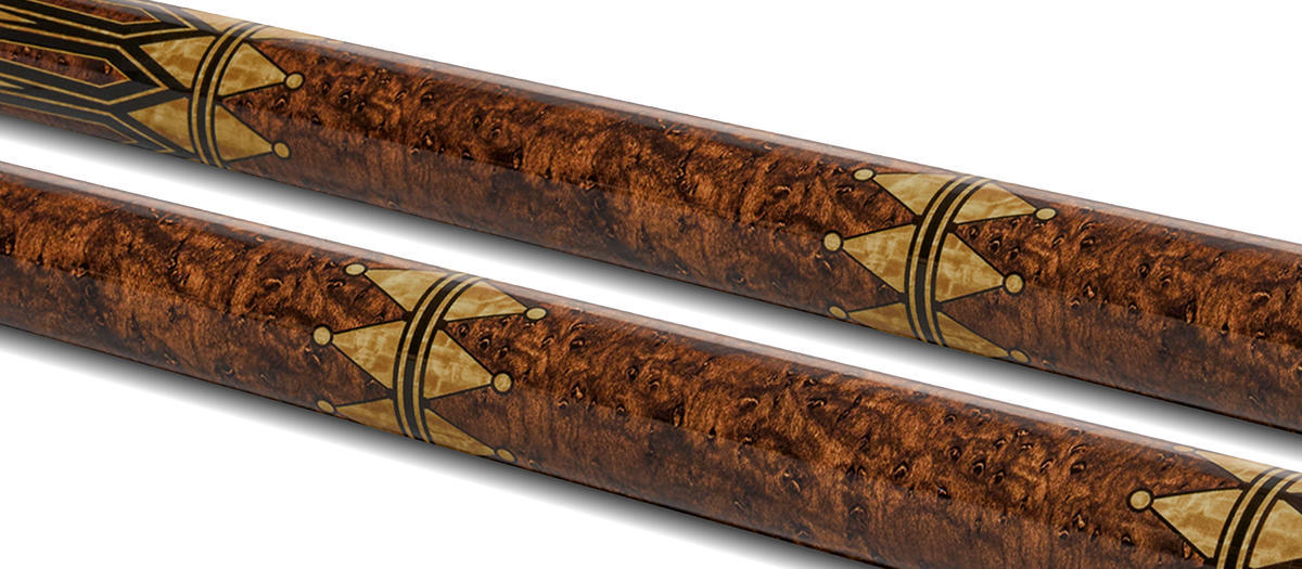 EVO CRYSTAL POOL CUE - UMBER CREST
